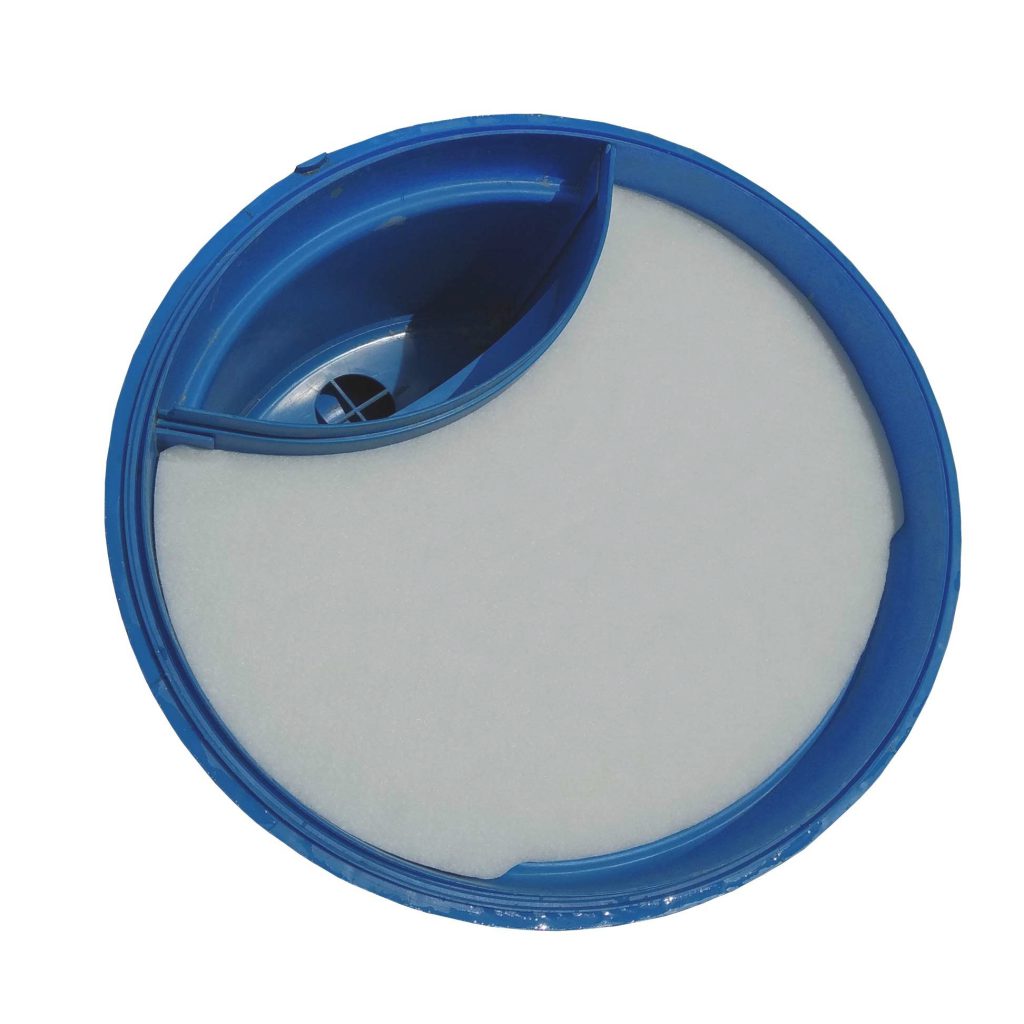 Round filter 380 with a shaped cut-out - FlexiFilter